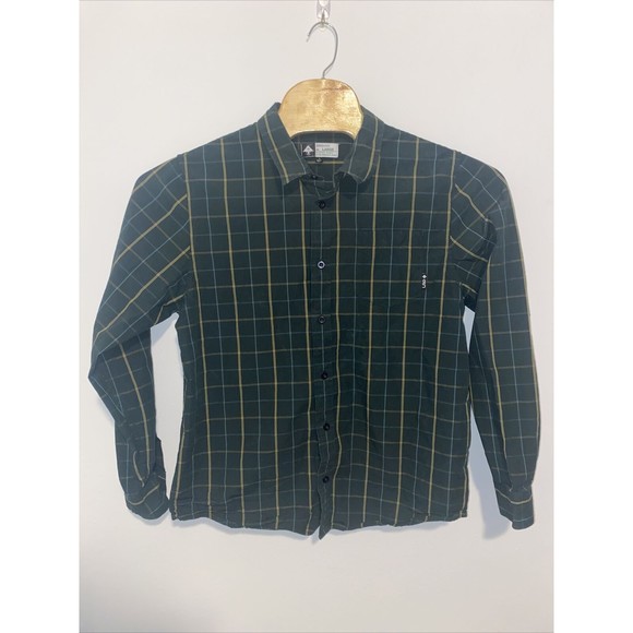 Lrg | Shirts | Lrg Lifted Research Group Button Shirt Long Sleeve Green ...